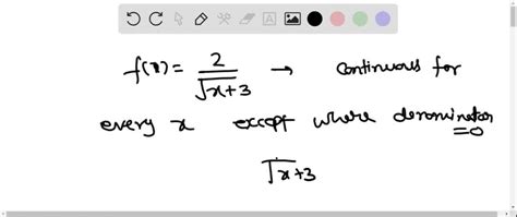 Solveddetermine The Values Of X For Which The Function Is Continuous If The Function Is Not