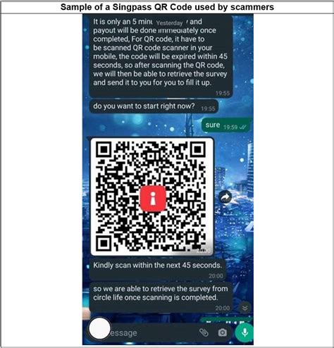 S Pore Police Warn Against Singpass Scam That Misleads Victims Into Scanning Their QR Codes