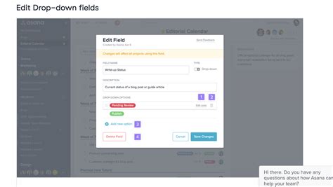 Allow Users To Edit Fields In Templates Provided By Asana Features Launched Asana Forum