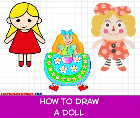 How To Draw A Doll 3 Ways With Pictures
