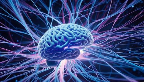 Premium Ai Image Neural Connections With A Brain