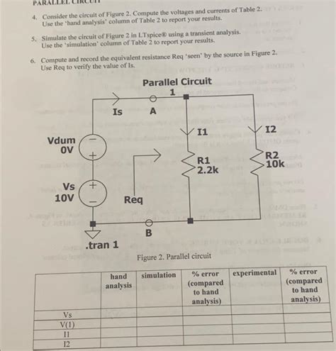 solved figure 1 series circuit table 1 series circuit