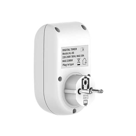 Timer Outlet Switch Plug In Countdown Timer Countdown Timer 1 10 Hours Rated Voltage Ac250v