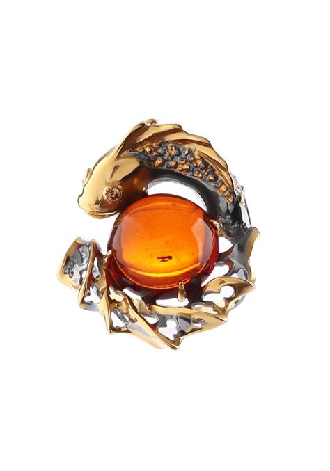 Кольцо "Золотая рыбка" — купить со скидкой в магазине Леомакс за руб