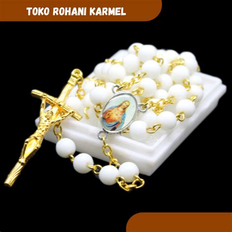 Jual Murah Rosario Batu Alam Exlusive Rosario Kalung Batu Alam