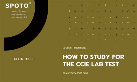 How To Study For The CCIE Lab Test