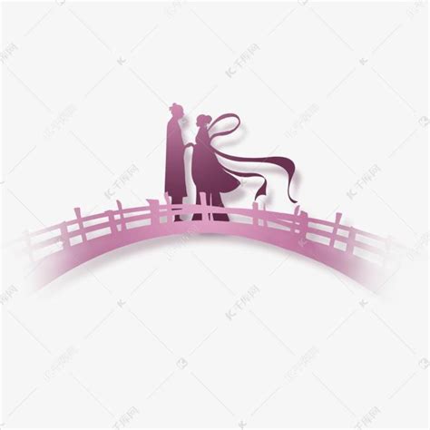 七夕节浪漫粉色鹊桥相会素材图片免费下载 高清psd 千库网 图片编号11035496