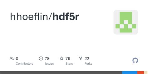 Issues Hhoeflin Hdf R GitHub