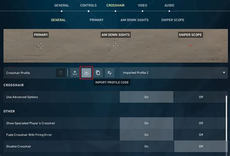 How To Import A Crosshair In Valorant