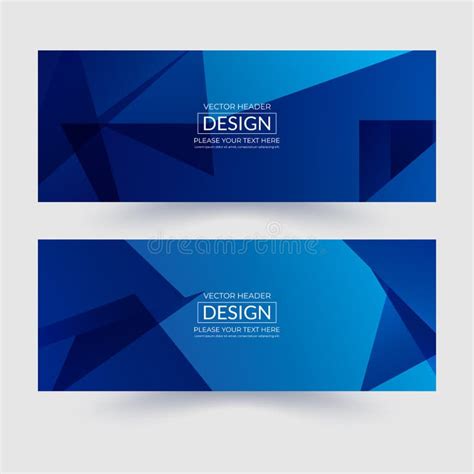 Vector Abstract Geometric Design Banner Web Template Modern Design Vector Illustration Stock