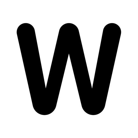 Letter W Blue Icons Free Download Svg Png 