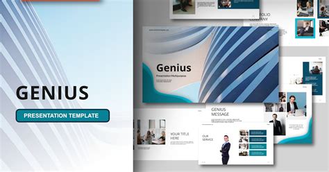 Genius Powerpoint Template Incl Education And Pitchdeck Envato Elements