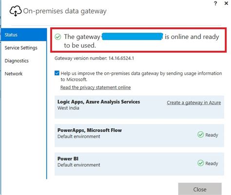 Configure Data Gateway With Sql Server Database Using Recommended Or