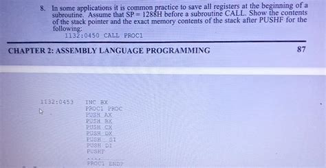 Solved 8in Some Applications It Is Common Practice To Save