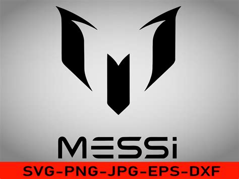 Messi Logo Corte Svg Dxf Archivo Etiqueta De La Pared Pdf Etsy España