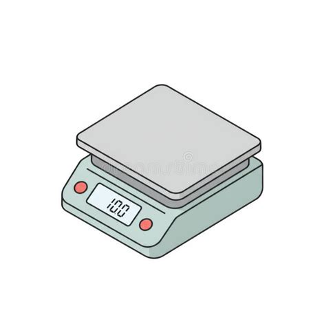 Digital Weight Balance Drawing