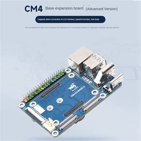 waveshare for raspberry pi cm4 expansion board cm4 io base c for