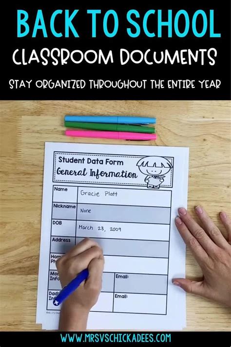 classroom documents and paperwork for the year editable and pre made [video] in 2020 classroom