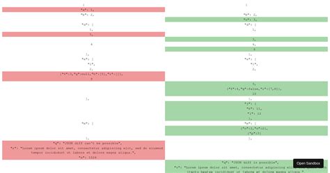 Json Diff Visualize Forked Codesandbox Json Diff Visualize Forked Codesandbox