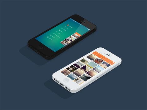 四张扁平化手机UI设计欣赏 MobileUI莫贝网