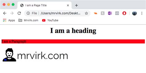 html dom diagram coded example and explanation mr virk media