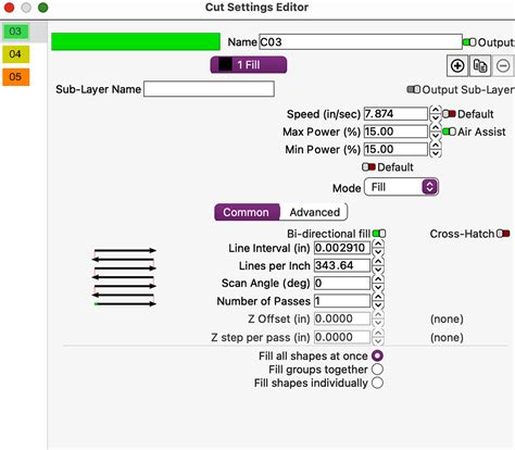 No Over Scan Button Lightburn Software Questions Lightburn Software