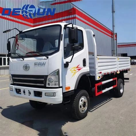Brand New China Sinotruk Howo Faw Foton Dongfeng 4x2 4x4 6wheels 3 15ton Light Dropside Sidewall