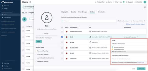Set Adminsudo Permissions Jumpcloud