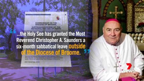 Broome Biship On Leave After Sex Crime Allegations 7news