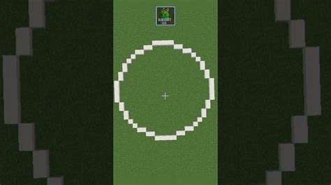 Como Hacer Un Circulo Perfecto En Minecraft Perfec Circle Minecraft