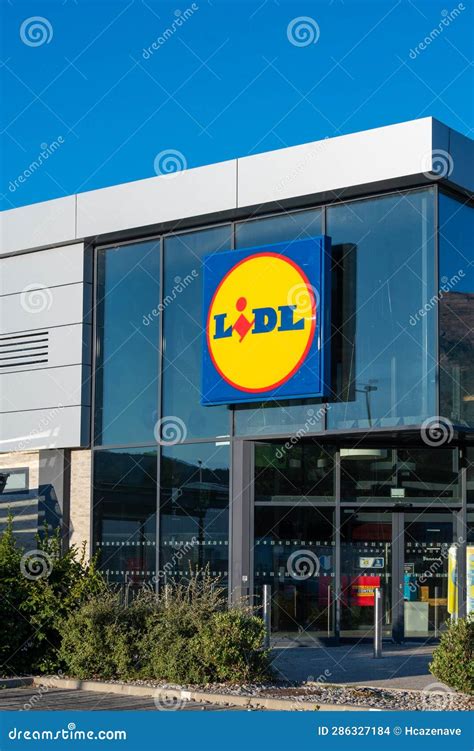 Exterior View Of A Lidl Supermarket Editorial Stock Image Image Of