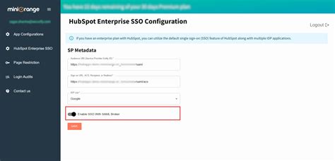 How To Configure Hubspot Enterprise Sso With Multiple Identity Provider