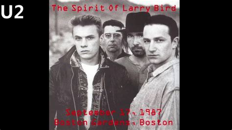 U2 Joshua Tree Tour Boston 17 09 1987 Youtube