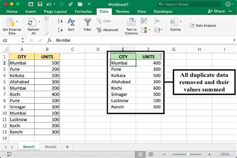 How To Combine Duplicate Rows And Sum The Values In Excel
