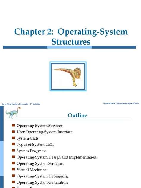 Chap02 Operating System Structures Pdf Operating System Shell