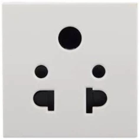 6 A White Electric Socket 5 Pin 240 V At ₹ 320 Piece In Surat Id 2850412203873