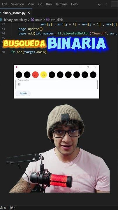 Busqueda Binaria Con Python Parte 1 Python Programacion Busquedabinary Binarysearch Youtube