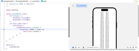 Swift Ui 深入理解lazyvgrid和lazyhgrid 方君宇