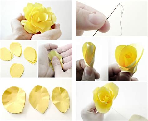 Как сделать розу из бумаги
