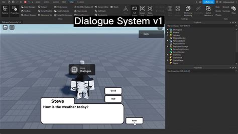 Dialogue System Kit V1 Roblox Studio Youtube