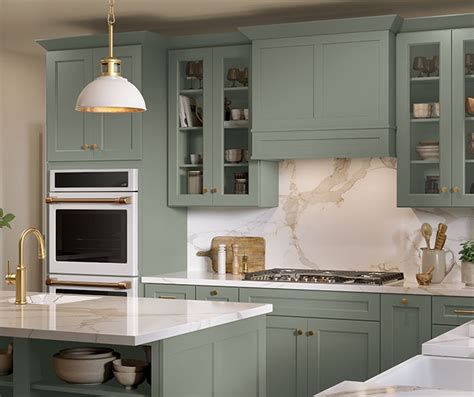 Timeless And Sophisticated Green Tone Kitchen Cabinets Diamond Cabinets