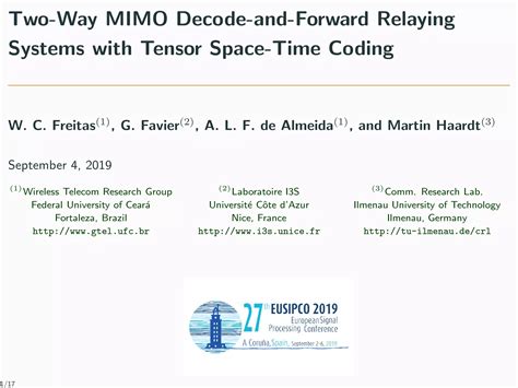 Two Way Mimo Decode And Forward Relaying Systems With Tensor Space Time