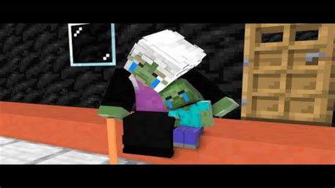 داستان غمگین زندگی بچه زامبی و مادر بزرگ ماینکرافت مدرسه هیولاها Monster School