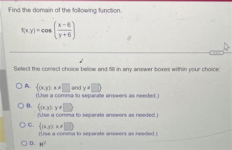 Solved At What Points Of R2 Is The Following Function