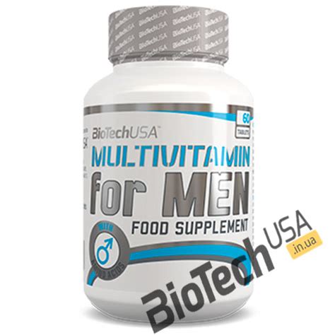 Купить Multivitamin for men (60 таблеток) от BioTech USA