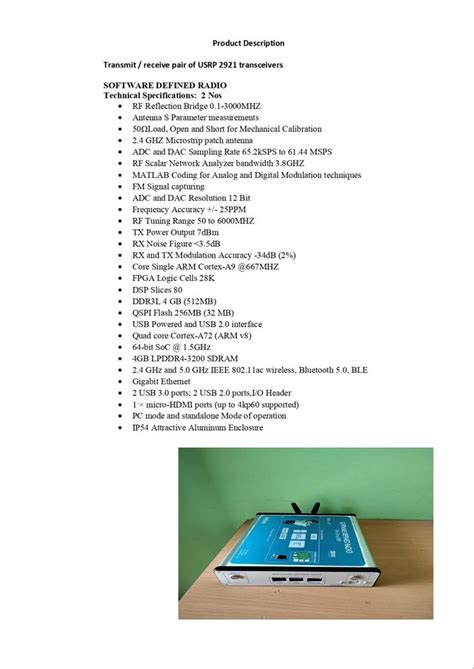 Multicolor Software Defined Radio SDR Wi Fi Enabled Smart At Piece In Chengalpattu