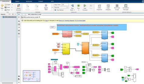 Switched Reluctance Motor Mathematical Model Simulink Simulation