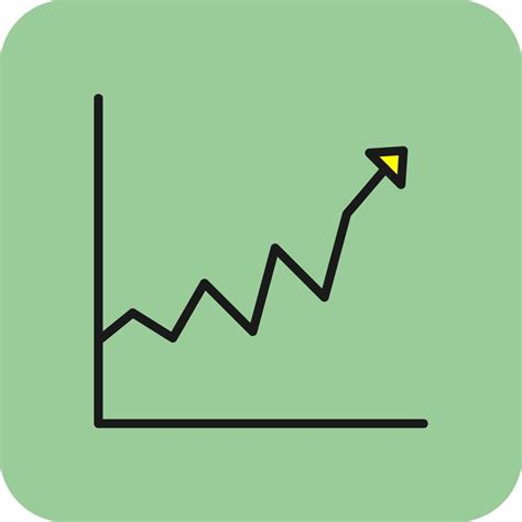 Line Chart Vector Icon Design 21261078 Vector Art At Vecteezy