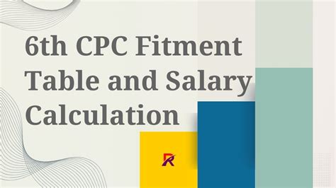 6th Cpc Fitment Table Pdf Download Complete Guide To Pay Fixation