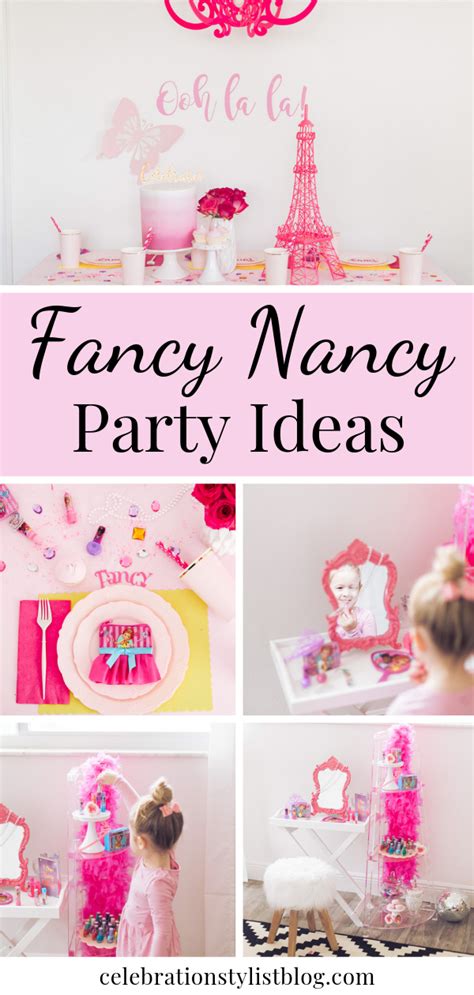 Fancy Nancy Party Ideas Celebration Stylist Popular Party Planning Blog